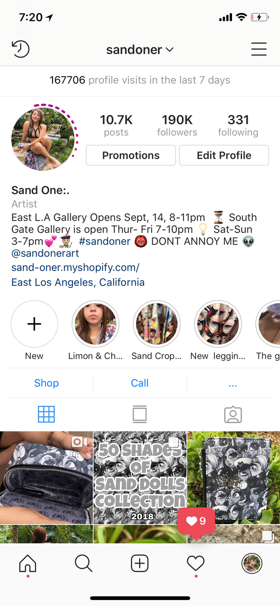 Instagram @sandoner – Sand Oner